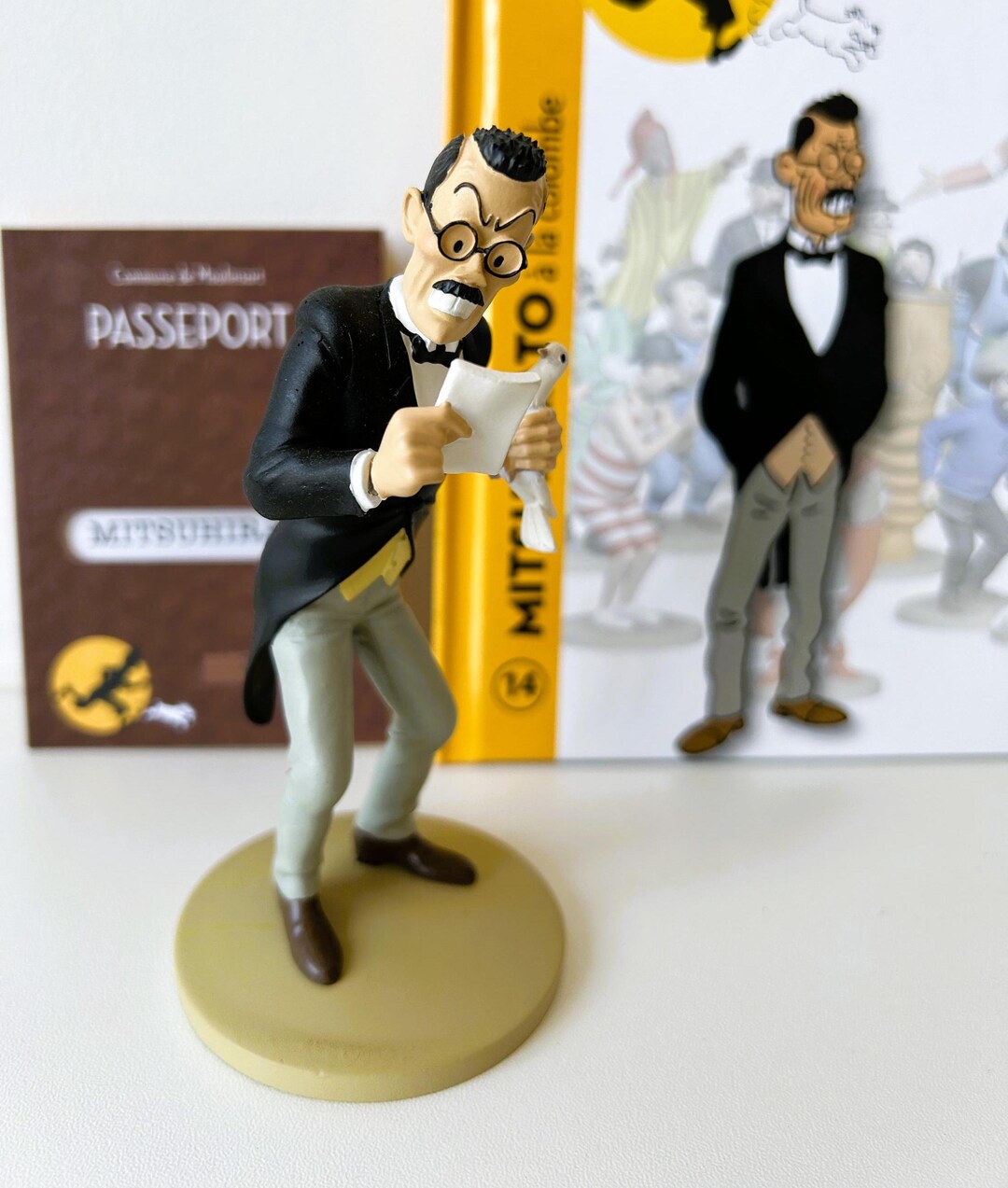 Figurine Tintin - #14 Mitsuhirato W/ Certificate + Book - Official ...