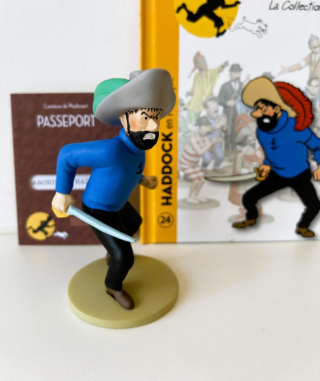 Figurine Tintin - #24 Captain Haddock W/ Certificate + Book - Official ...