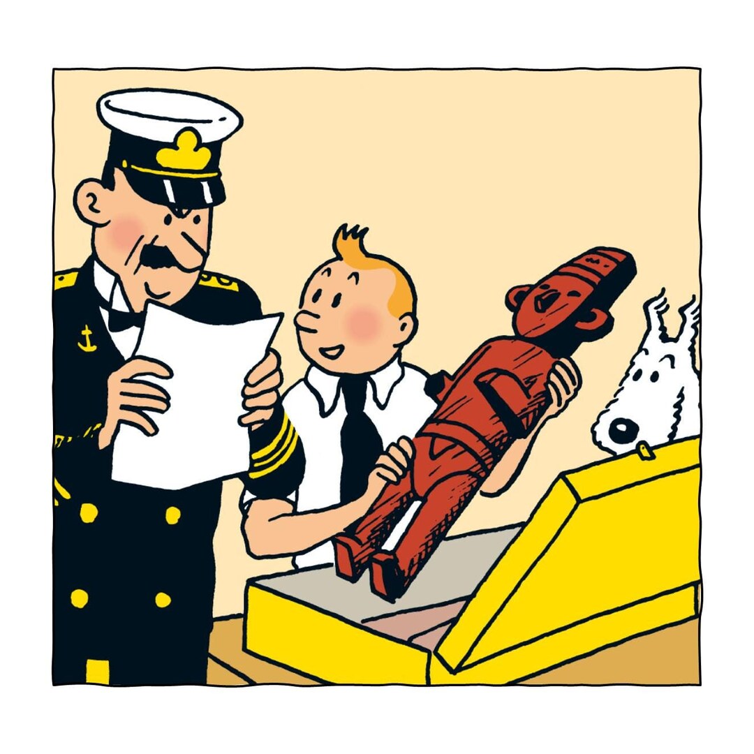 TINTIN - Lithography Print - the Broken Ear - the Adventures of Tintin ...