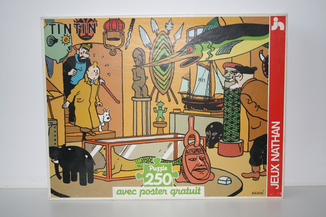 Tim und Struppi Puzzle Poster Der Schatz von Scarlet Rackham 1992 250 ...