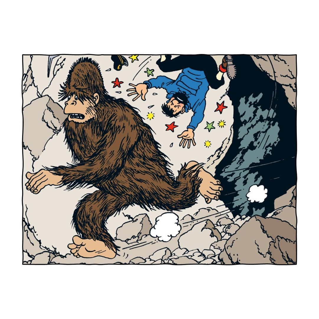 TINTIN - Lithography Print - Tintin in Tibet - the Adventures of Tintin ...