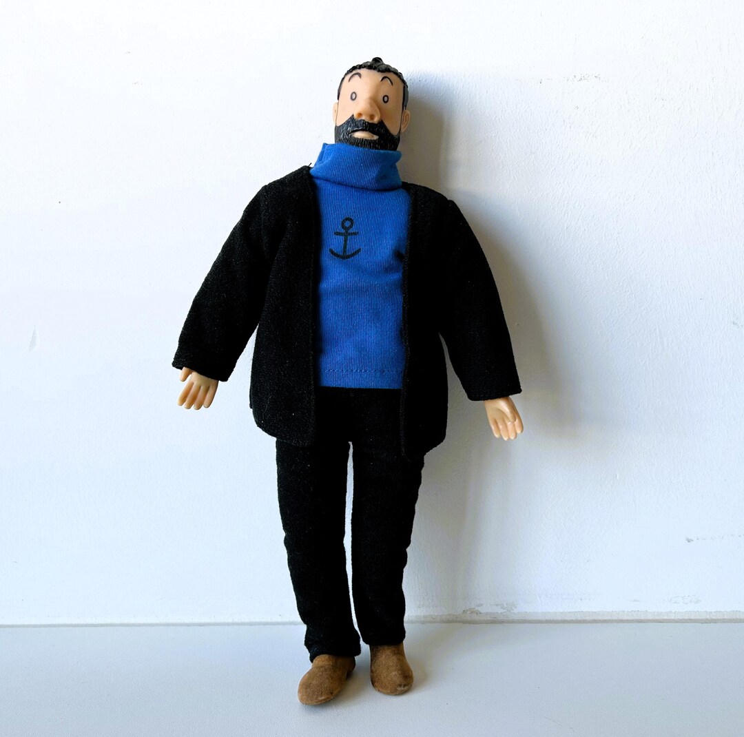 Original Action Figure Captain Haddock Tintin Comics 31 X 16 Cm ...