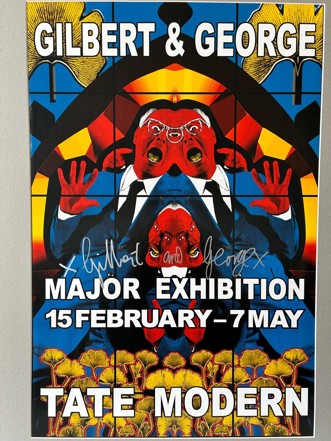 GILBERT & GEORGE - Original Exhibition Poster Tate Modern London (2007 ...