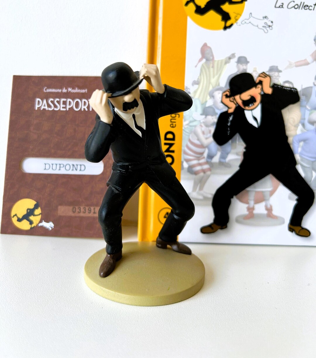 Figurine Tintin - #4 Thompson W/ Certificate + Book - Official Statue ...
