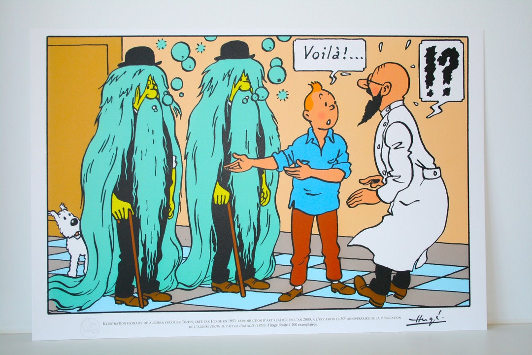 Tintin - Lithography Tintin and the Land of Black Gold (thompson) - 33 ...