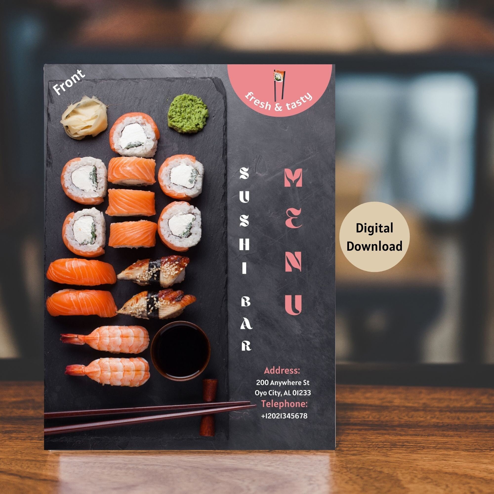 Sushi Menus Designed Well