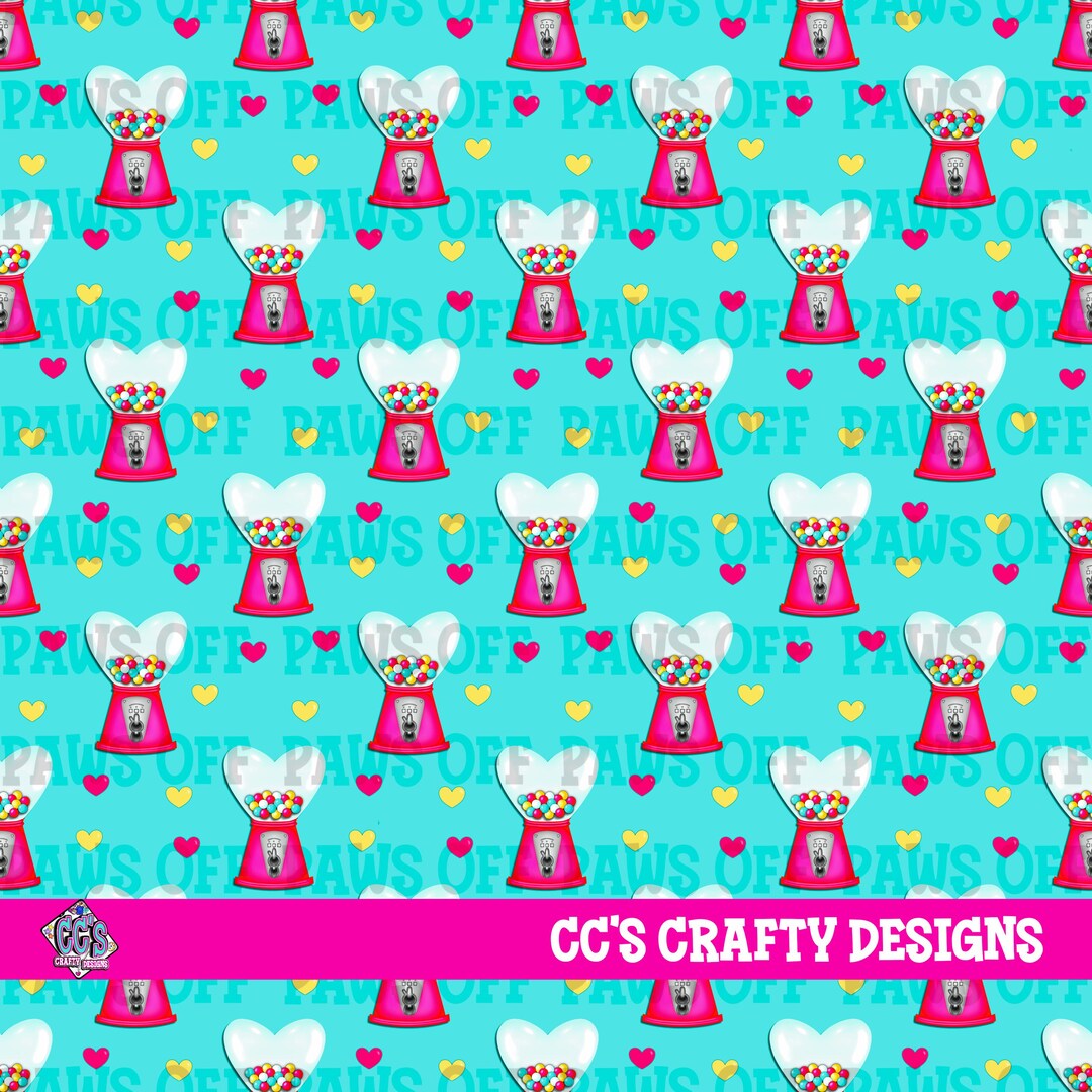 Gumball Seamless Pattern PNG Digital Download - Etsy