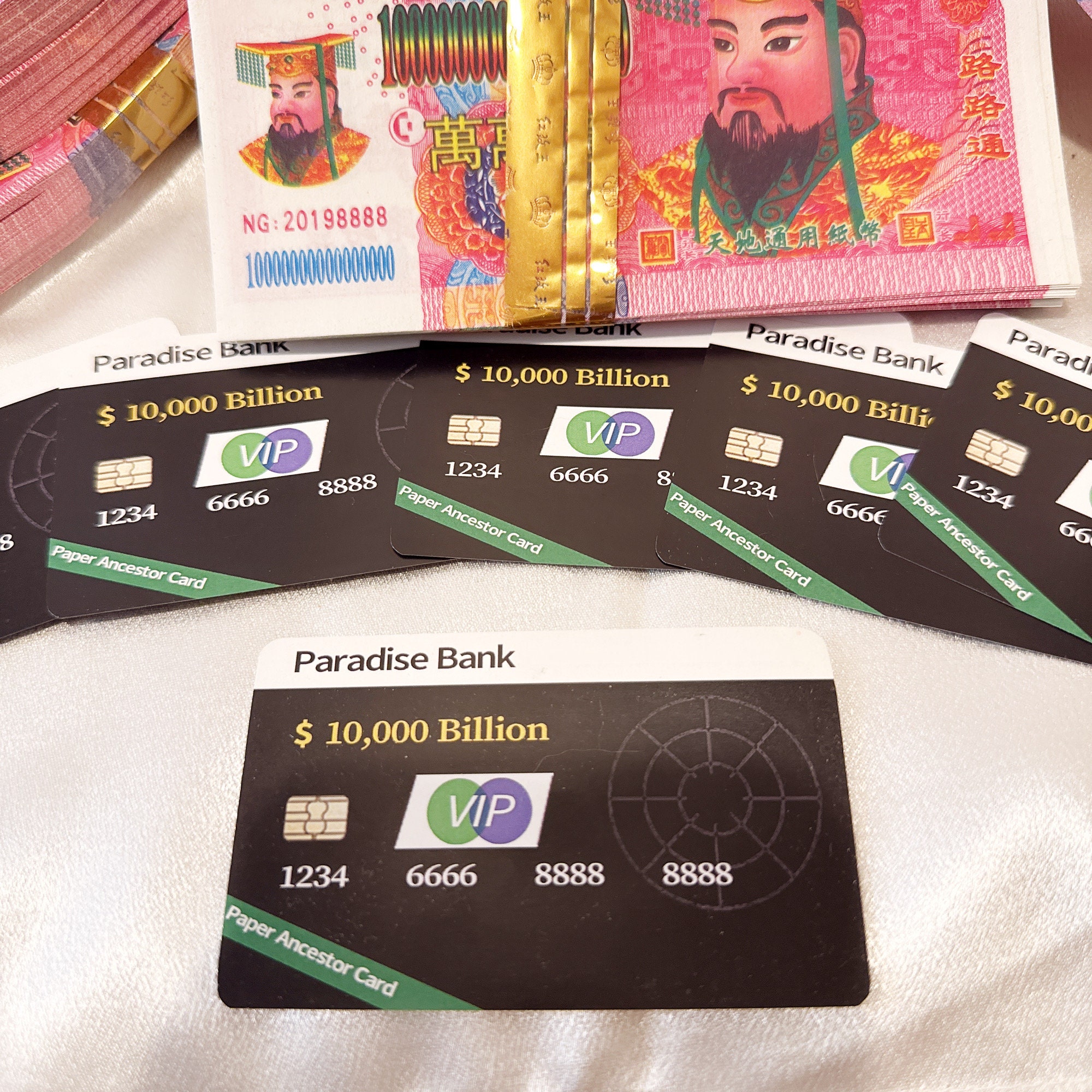 Ancestor Money 101 Pcs Joss Paper Money Spirit Money Credit Card - Etsy