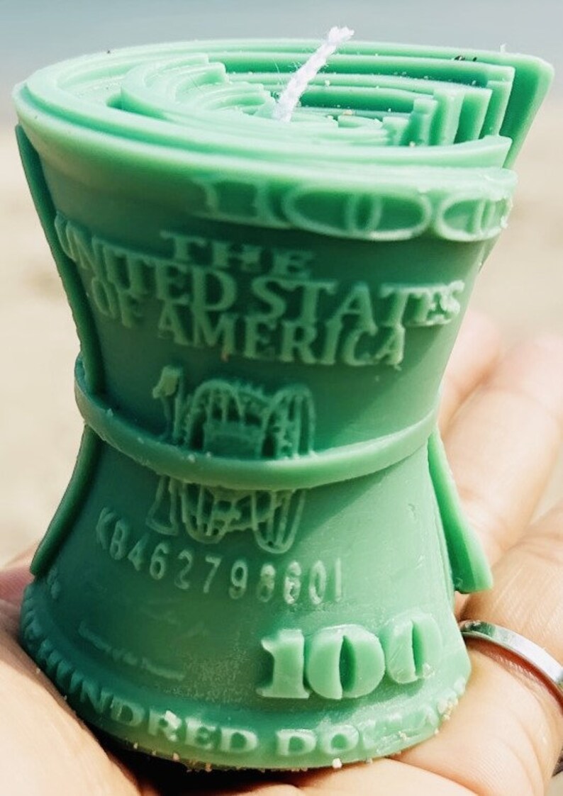 Bankroll Candles Money Candle Dollar Bill Candle - Etsy