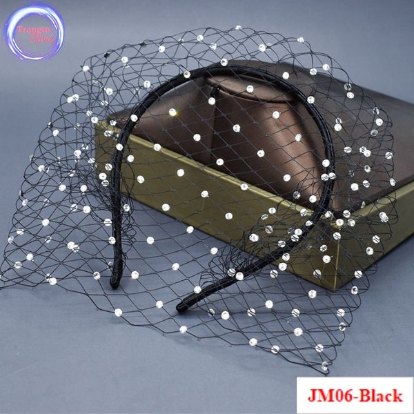 Black Birdcage Veil - Etsy