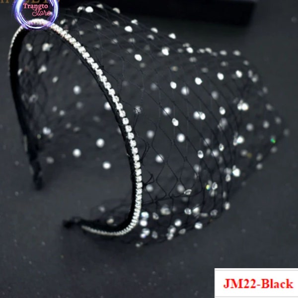 Rhinestone Bridal Mask - Etsy