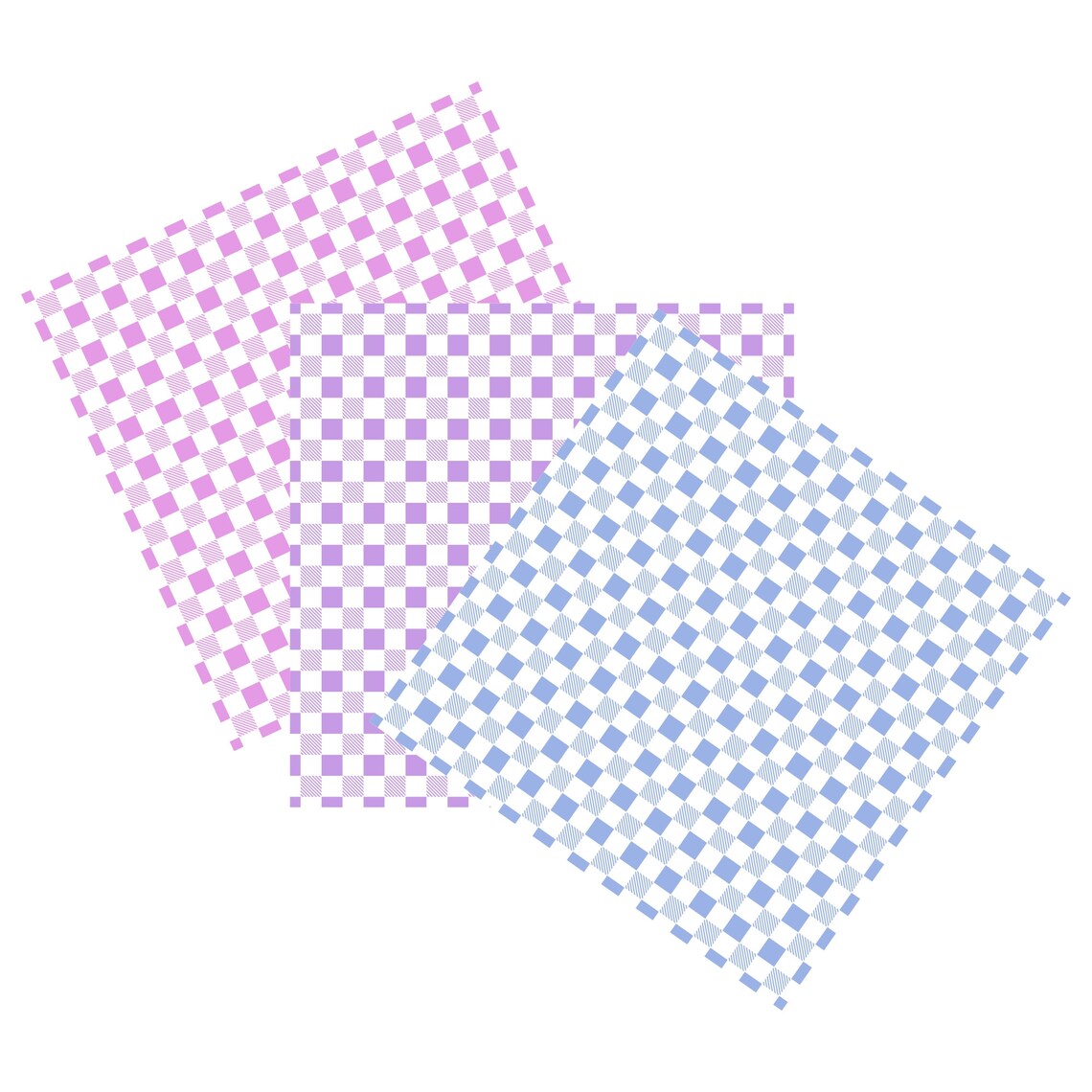 Plaid Digital Paper Pack - Seamless Pattern Papers - Pastel Colors - Etsy