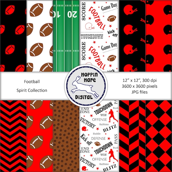 Football Paper - Etsy