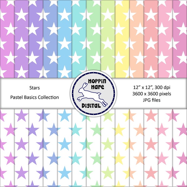 Pastel Papers - Etsy