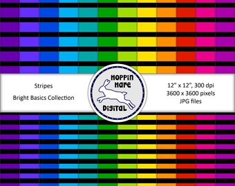 Wavy Stripes Digital Paper Pack Seamless Pattern Papers - Etsy