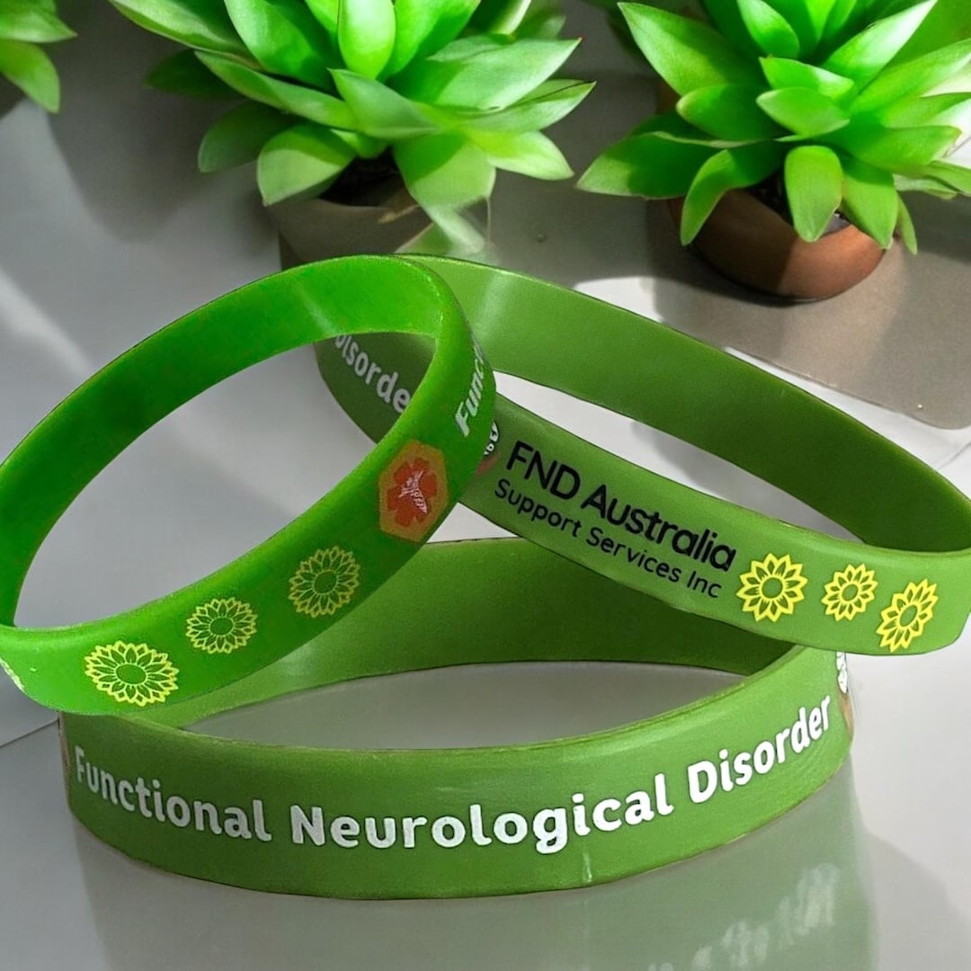 FND Warrior Medical Alert Bracelet, Durable Silicone Wristband, Support ...