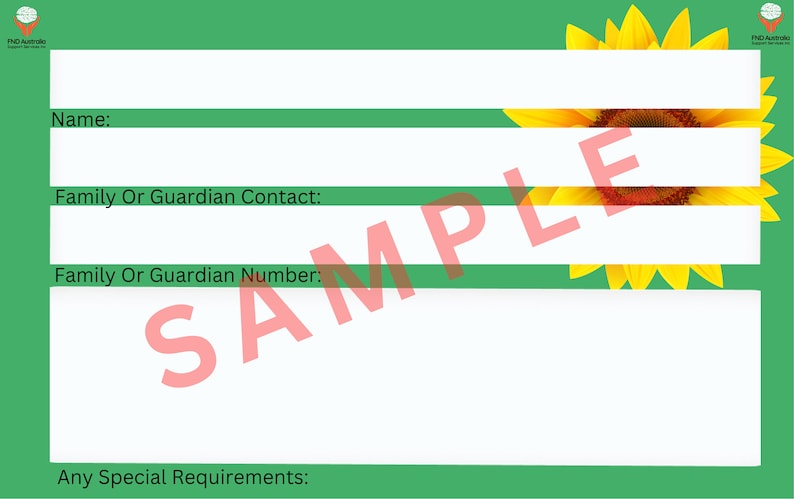 Hidden Disabilities Sunflower Digital Download Card Printable - Etsy ...