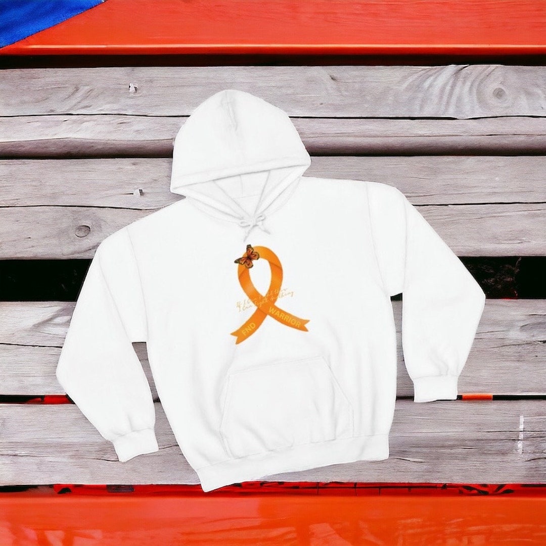 FND Awareness Butterfly Ribbon Hoodie - Unisex Support Sweatshirt ...
