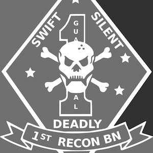 USMC 1st Recon Battalion Logo Vinyl Sticker / Decal - Etsy