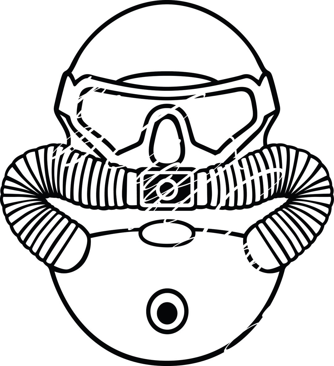 USMC Scuba Bubble - Combat Diver Logo Vinyl Sticker / Decal - Etsy