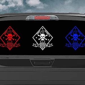 USMC 1st Recon Battalion Logo Vinyl Sticker / Decal - Etsy