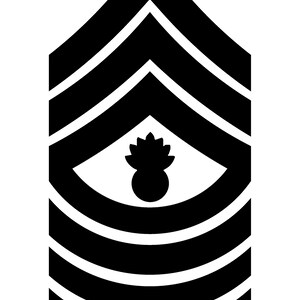 USMC Rank Insignia E8 E9 MSGT 1stsgt Mgysgt Sgtmaj Vinyl Decal/sticker ...