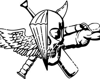 USMC Recon Jack Reconnaissance Logo Vinyl Sticker / Decal - Etsy