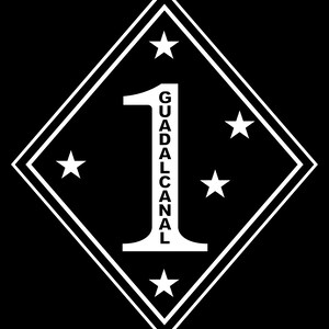 USMC 1st Marine Division Logo Vinyl Sticker / Decal - Etsy