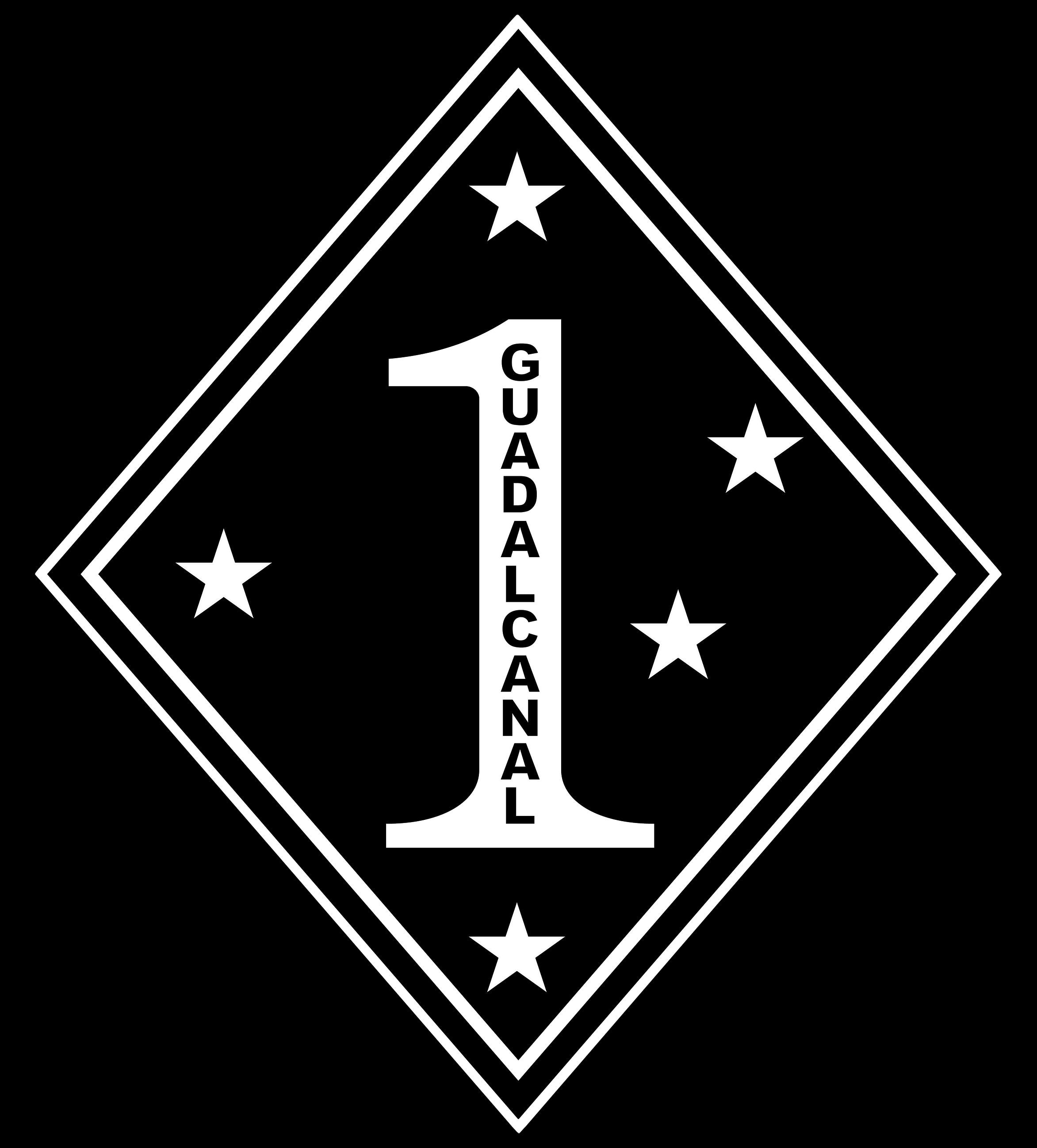 First Marine Division Logo 1st Marine Division CIVDIV USMC Bumper