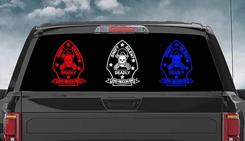 USMC 2nd Recon Battalion Logo Vinyl Sticker / Decal - Etsy