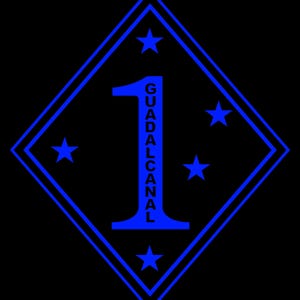 USMC 1st Marine Division Logo Vinyl Sticker / Decal - Etsy