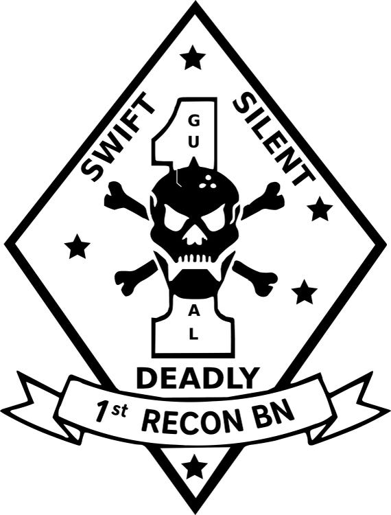 Usmc Recon Logo US Marine Corps Emblem Force Recon | EBay