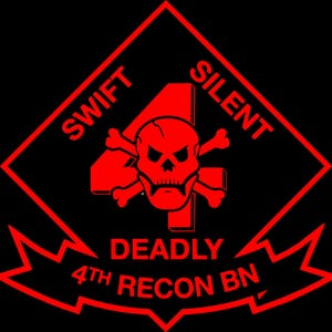 USMC 4th Recon Battalion Logo Vinyl Sticker / Decal - Etsy