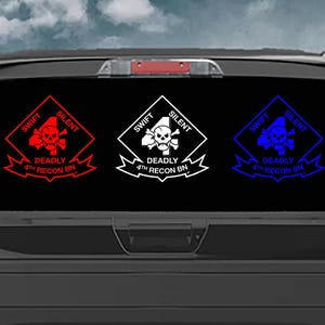 USMC 4th Recon Battalion Logo Vinyl Sticker / Decal - Etsy
