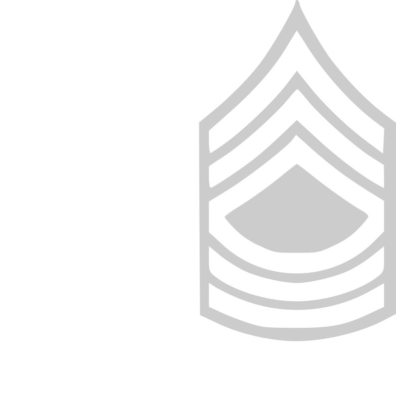 US Army Rank Insignia E6 E7 E8 E9 Logo Vinyl Sticker / - Etsy