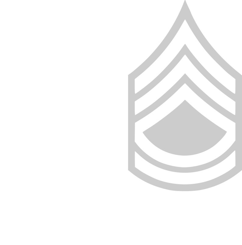 US Army Rank Insignia E6 E7 E8 E9 Logo Vinyl Sticker / - Etsy