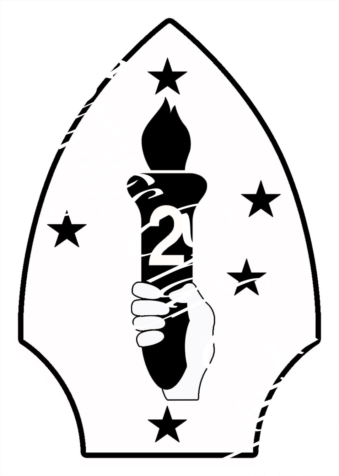 USMC 2nd Marine Division Logo Vinyl Sticker / Decal - Etsy