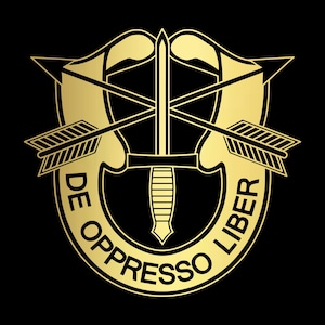 US Army Special Forces Insignia Logo Vinyl Sticker / Decal - Etsy