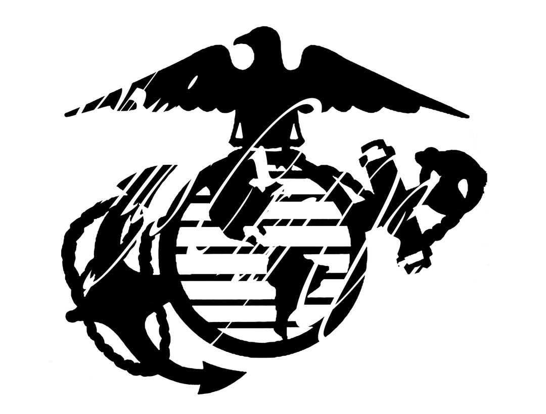 USMC Eagle Globe Anchor EGA Logo SVG Digital Download - Etsy