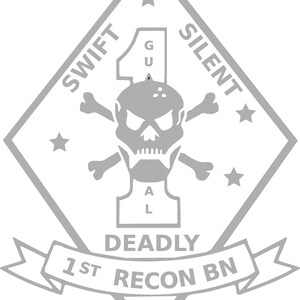 USMC 1st Recon Battalion Logo Vinyl Sticker / Decal - Etsy