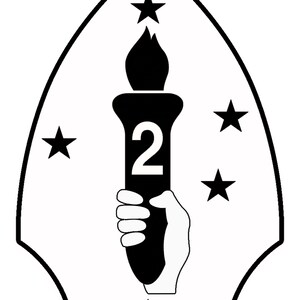 USMC 2nd Marine Division Logo Vinyl Sticker / Decal - Etsy