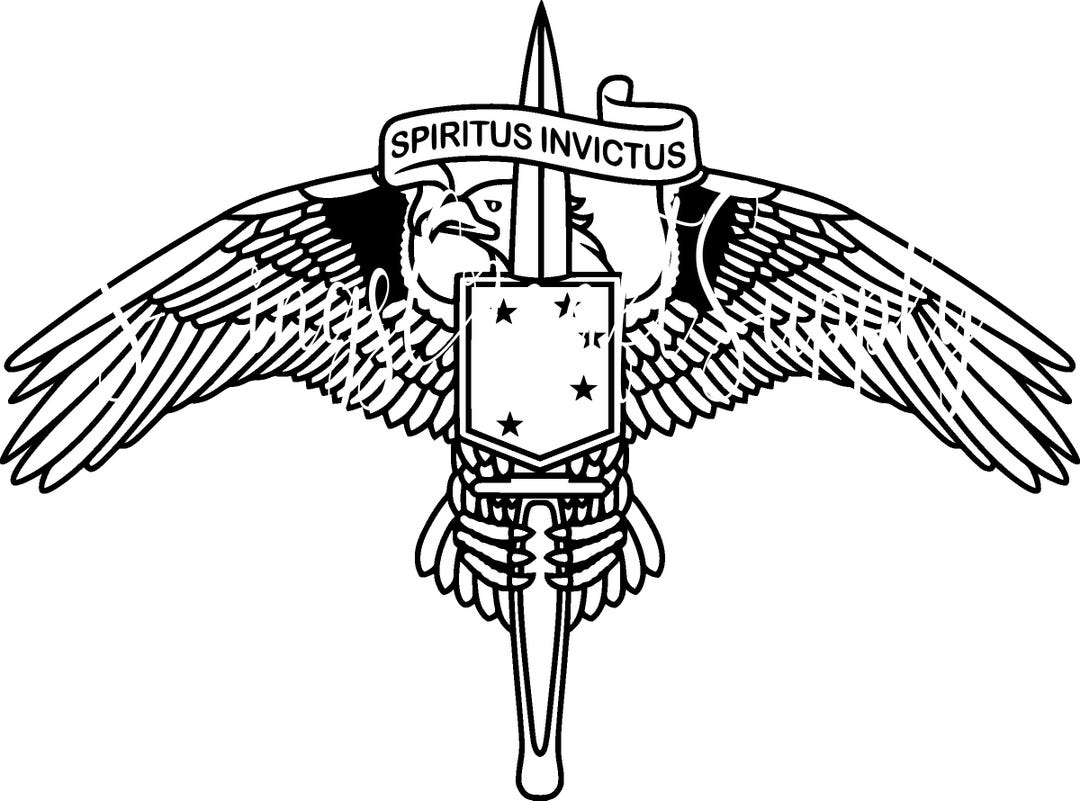 MARSOC Marine Corps Special Operations Command Pin Logo SVG Digital ...