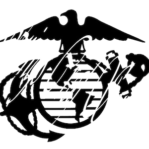 USMC Eagle Globe Anchor EGA Logo SVG Digital Download - Etsy