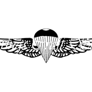 USMC Jump Wings - Navy Parachutist Insignia Logo Vinyl Sticker / Decal ...