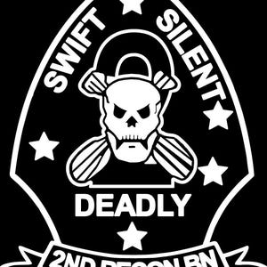USMC 2nd Recon Battalion Logo Vinyl Sticker / Decal - Etsy