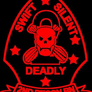 USMC 2nd Recon Battalion Logo Vinyl Sticker / Decal - Etsy