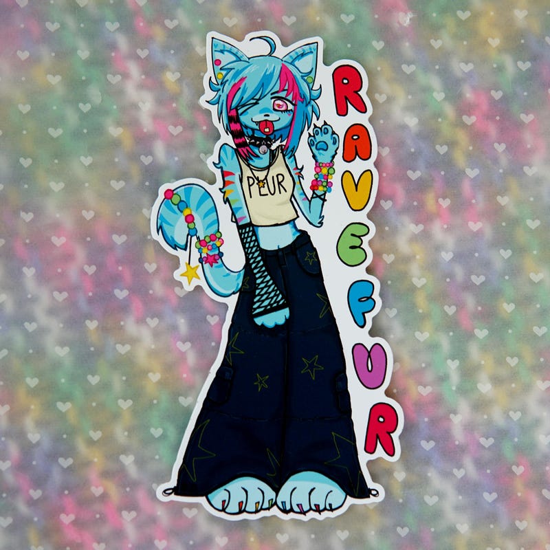 Furry Sticker Packs - Etsy