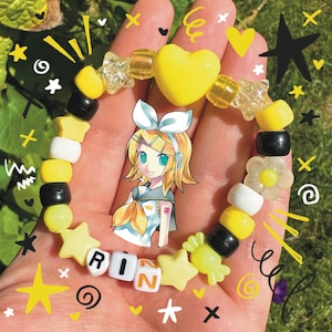 Vocaloid Kandi Pony Bracelets - Hatsune Miku, Rin & Len, Luka, Gumi ...