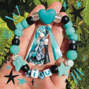 Vocaloid Kandi Pony Bracelets - Hatsune Miku, Rin & Len, Luka, Gumi ...