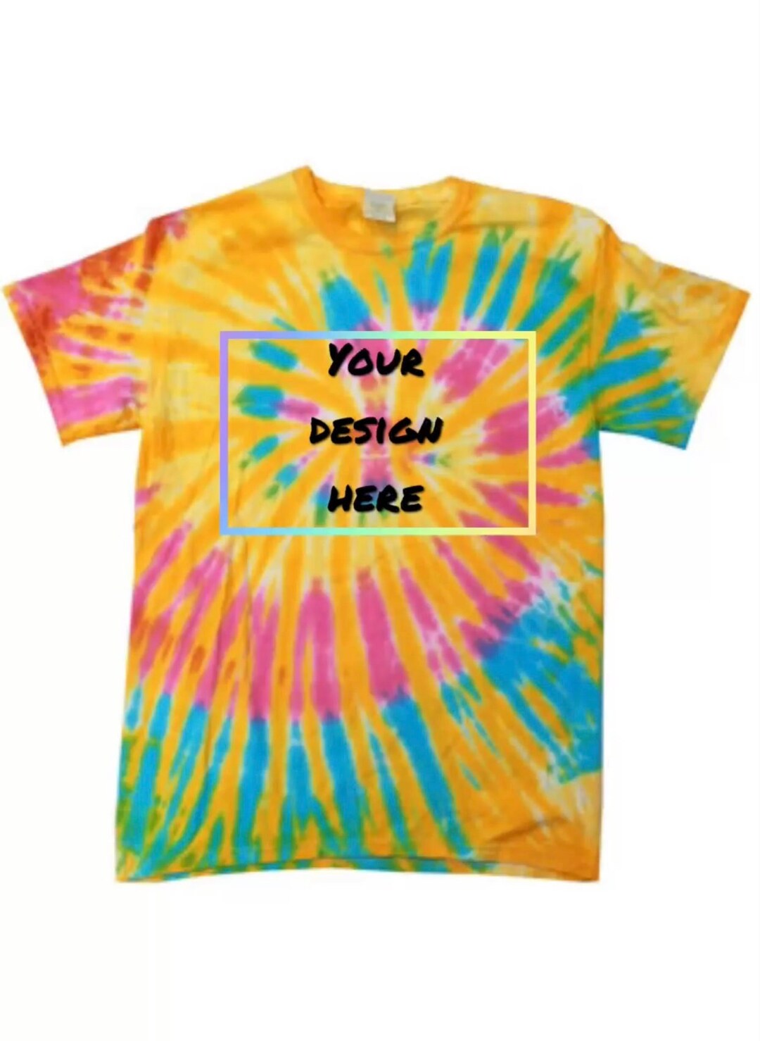 Personalized T-shirt or Hoodie Custom Tie Dye Shirt Custom Text Shirt ...